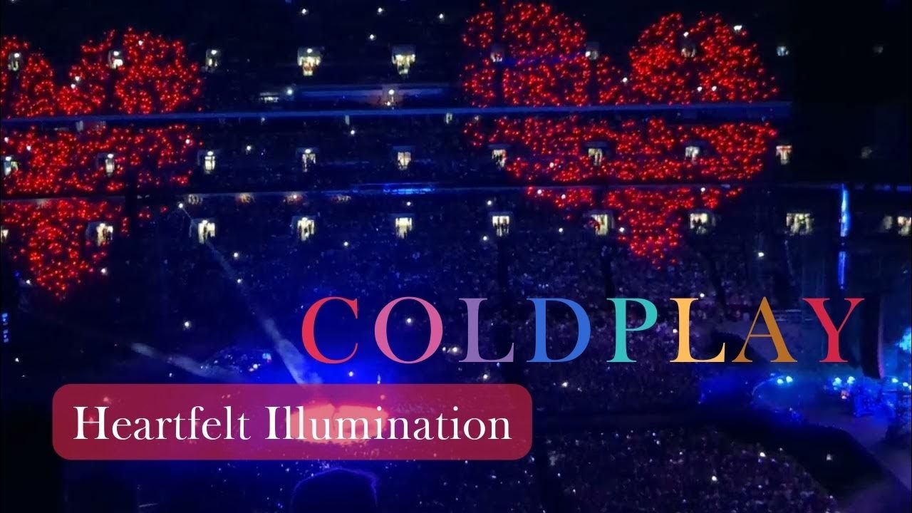 Coldplay Illuminates Tokyo: Heart-Shaped Light in 'Human Heart' Live! # ...