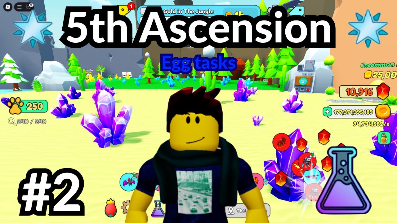 Roblox Collect All Pets | Egg tasks (5th Ascension) - YouTube