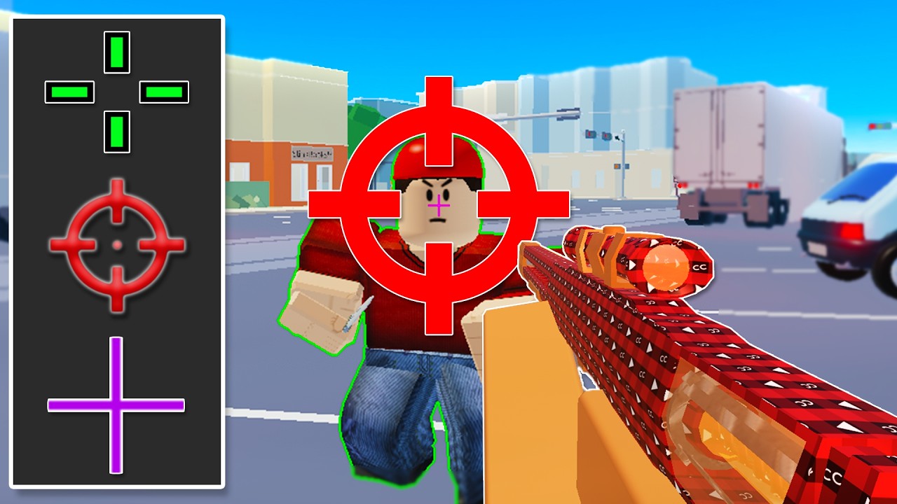 I Used CUSTOM CROSSHAIRS in Arsenal... (Roblox Arsenal) - YouTube