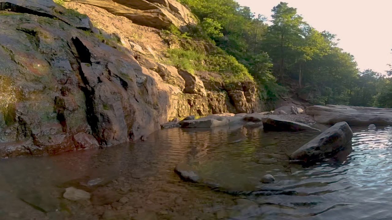 360 VR Waterfall - Kaaterskill Falls - Relaxing by the Falls - YouTube