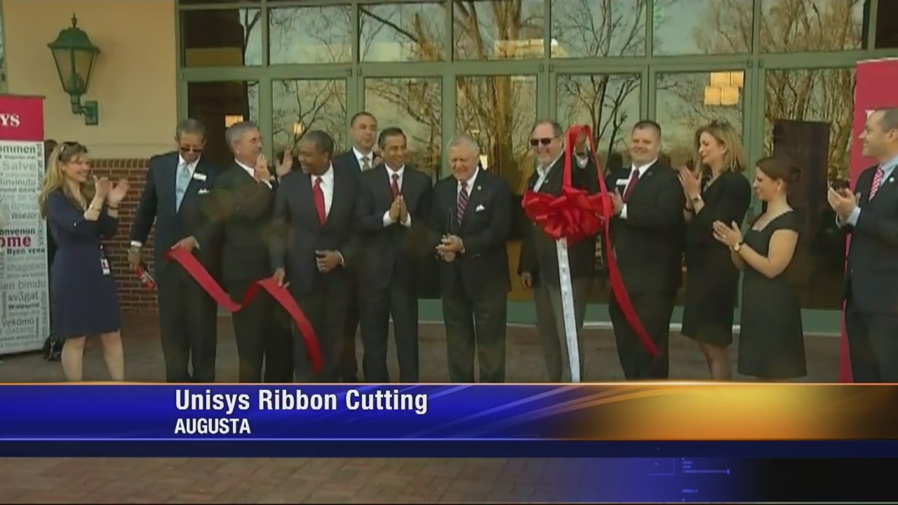 Grand Opening Held For Unisys In Augusta - YouTube
