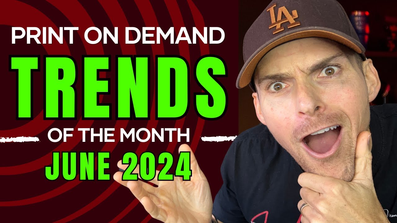 Must Know Print on Demand Trends of the Month - YouTube
