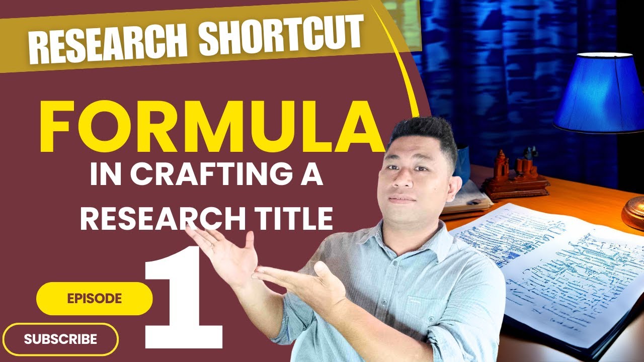 Crafting Effective Research Titles: A Guide for Beginners and Students ...