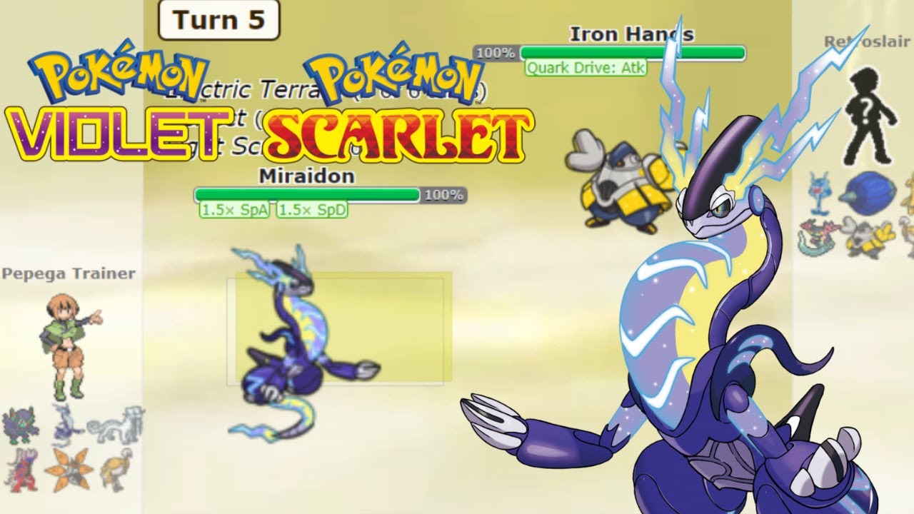 O MAIS PODEROSO POKÉMON ATUALMENTE? MIRAIDON SHOWCASE! - YouTube