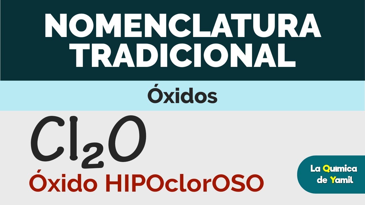 Nomenclatura Tradicional (Hipo...oso, ...oso, ...ico, per...ico ...