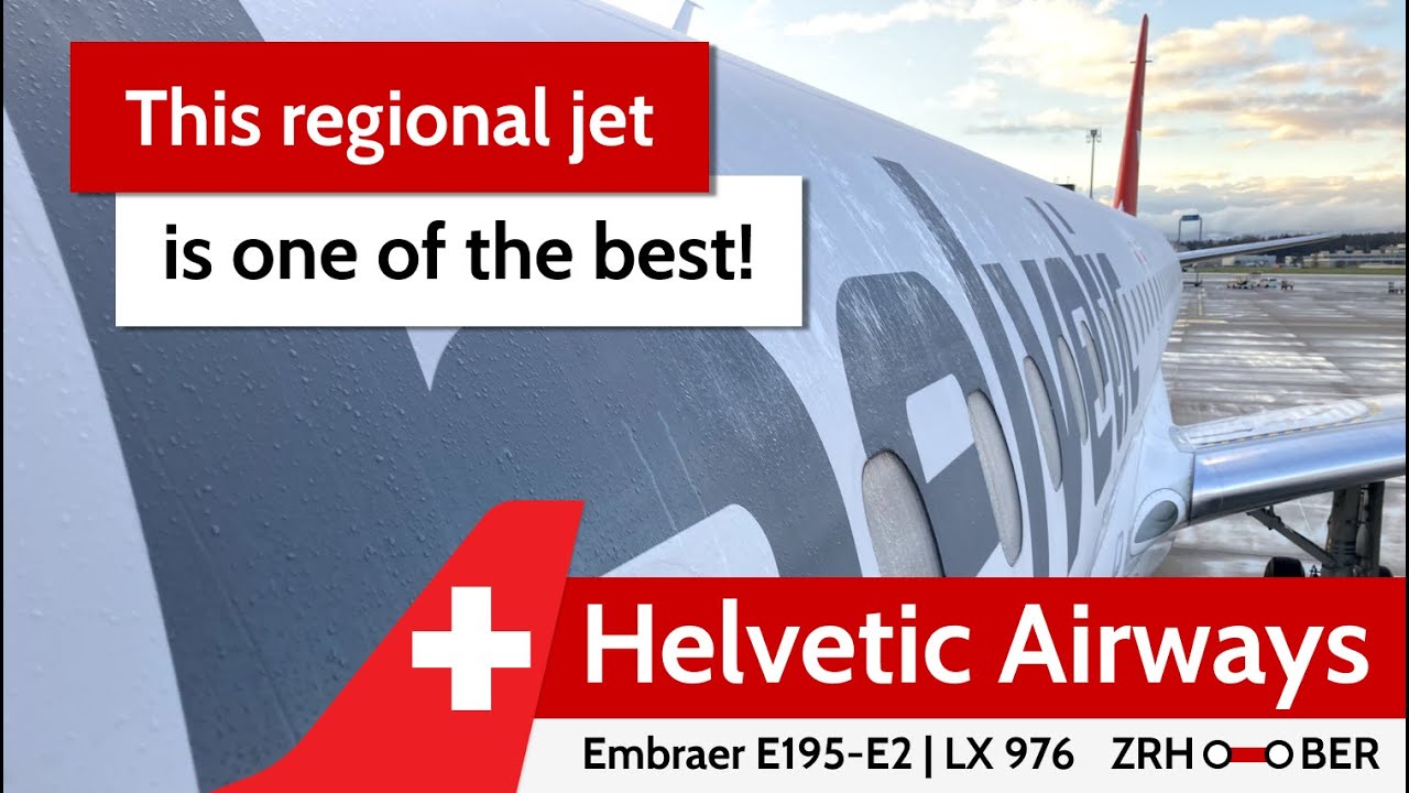 This jet is a great reason to fly SWISS/Helvetic | An Embraer 195-E2 ...