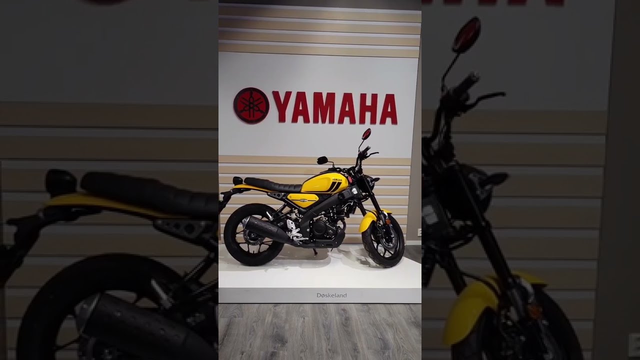 Yamaha XSR 125 Impact Yellow 2022 Short intro - YouTube