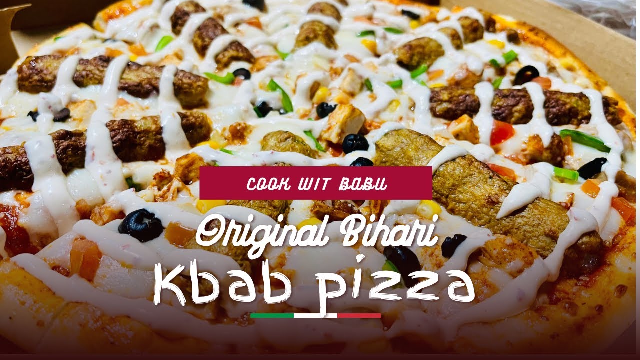 Bihari kabab pizza recipe by babu bhai foods - YouTube
