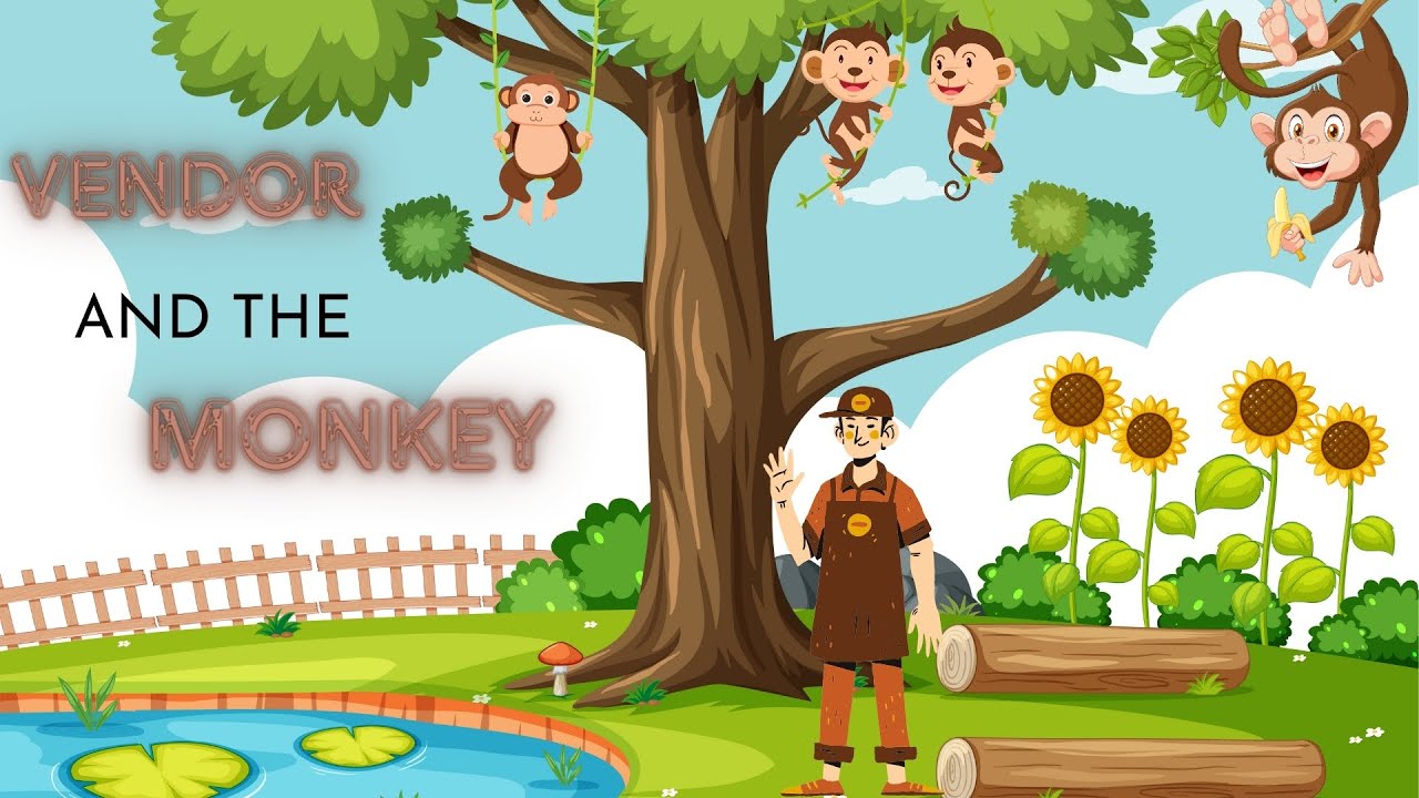 Vendor and the Monkeys | Kids Stories | Animated - YouTube