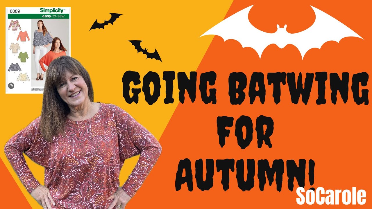 I love this Batwing Top -SIMPLICITY 8089 Plus a finished QUILT! # ...