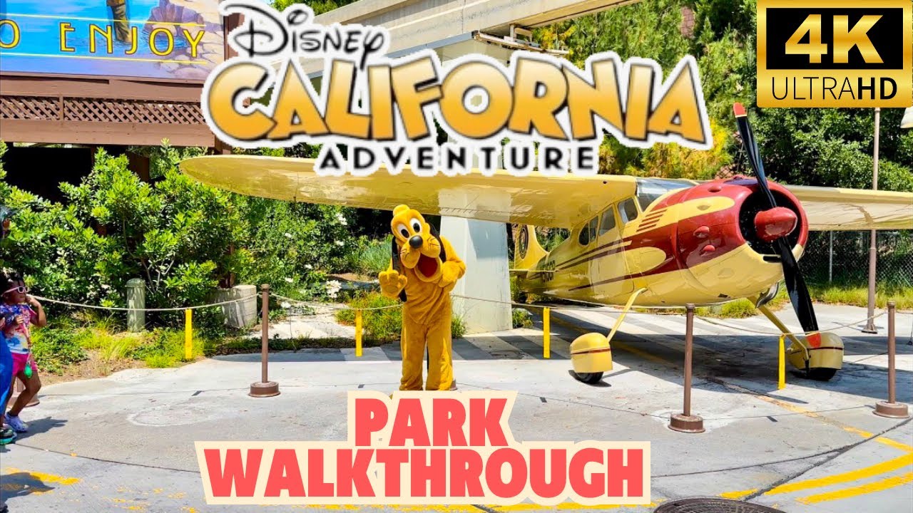 Disney California Adventure Park Walkthrough |DCA Afternoon Walking ...