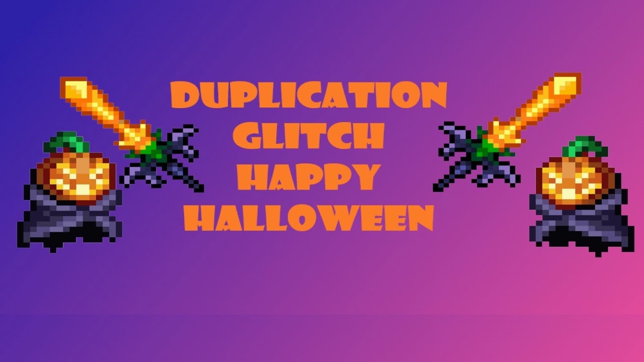 Duplication Glitch for Terraria 1.4.4 PC (Happy Halloween) - YouTube
