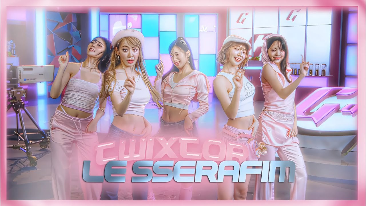 TWIXTOR CLIPS 4K LE SSERAFIM ('CRAZY' PERFORMANCE FILM - YouTube