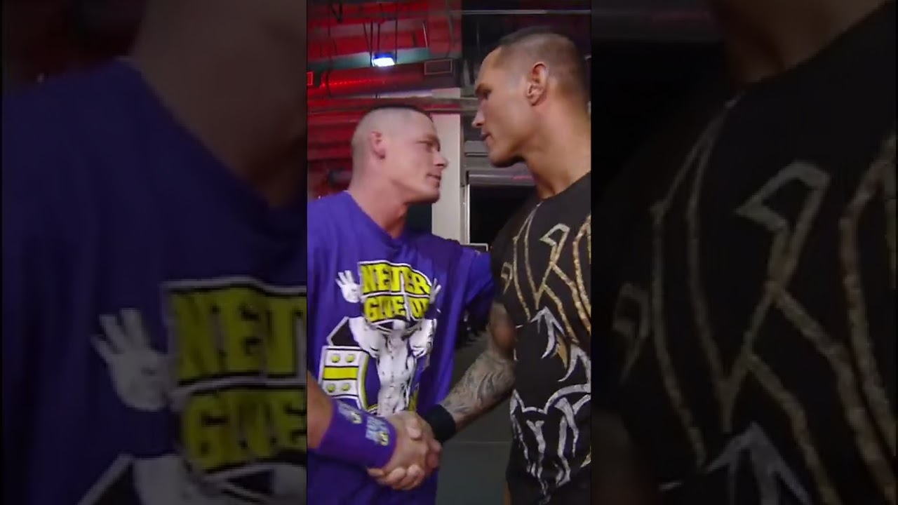 Randy Orton And John Cena Hug