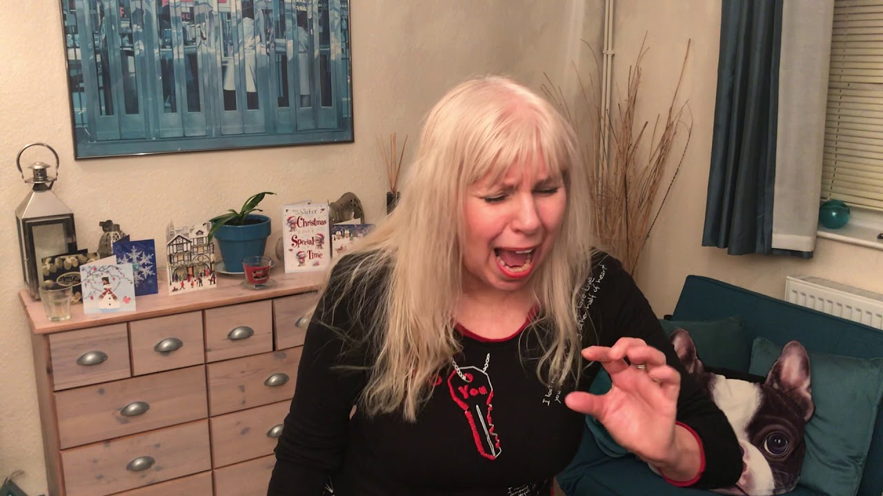 Jenny Darren rehearsing at home singing "Black Velvet" by Alannah Myles ...
