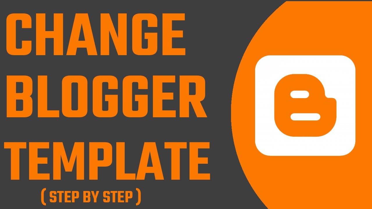 Change Blogger Template/ Theme | Install A Template (Premium Theme) to ...
