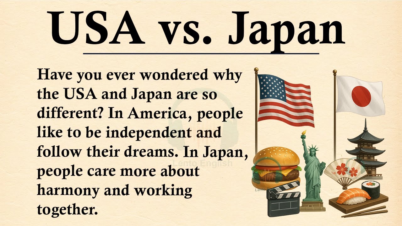 USA vs. Japan || 🏯🏈Learn English Through Story Level 3 || Graded Reader ...