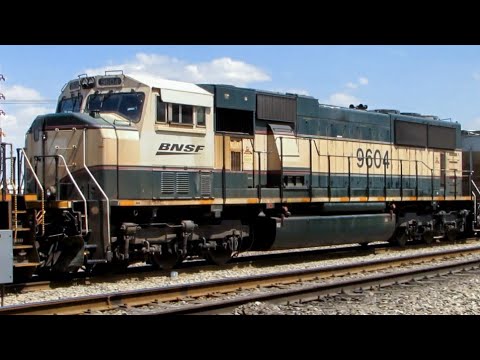 BNSF SD70MAC EXECUTIVE! ex BN 9604 Monterrey - YouTube