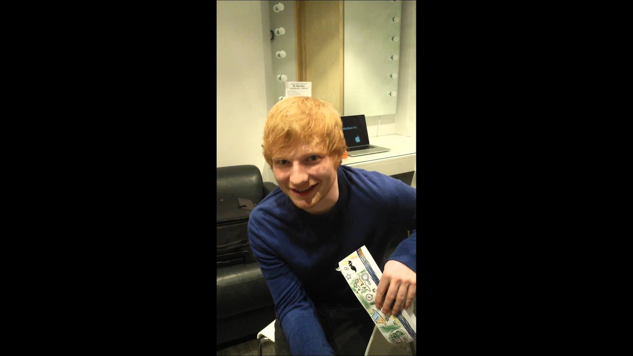 Ed sheeran message to zac cox - YouTube