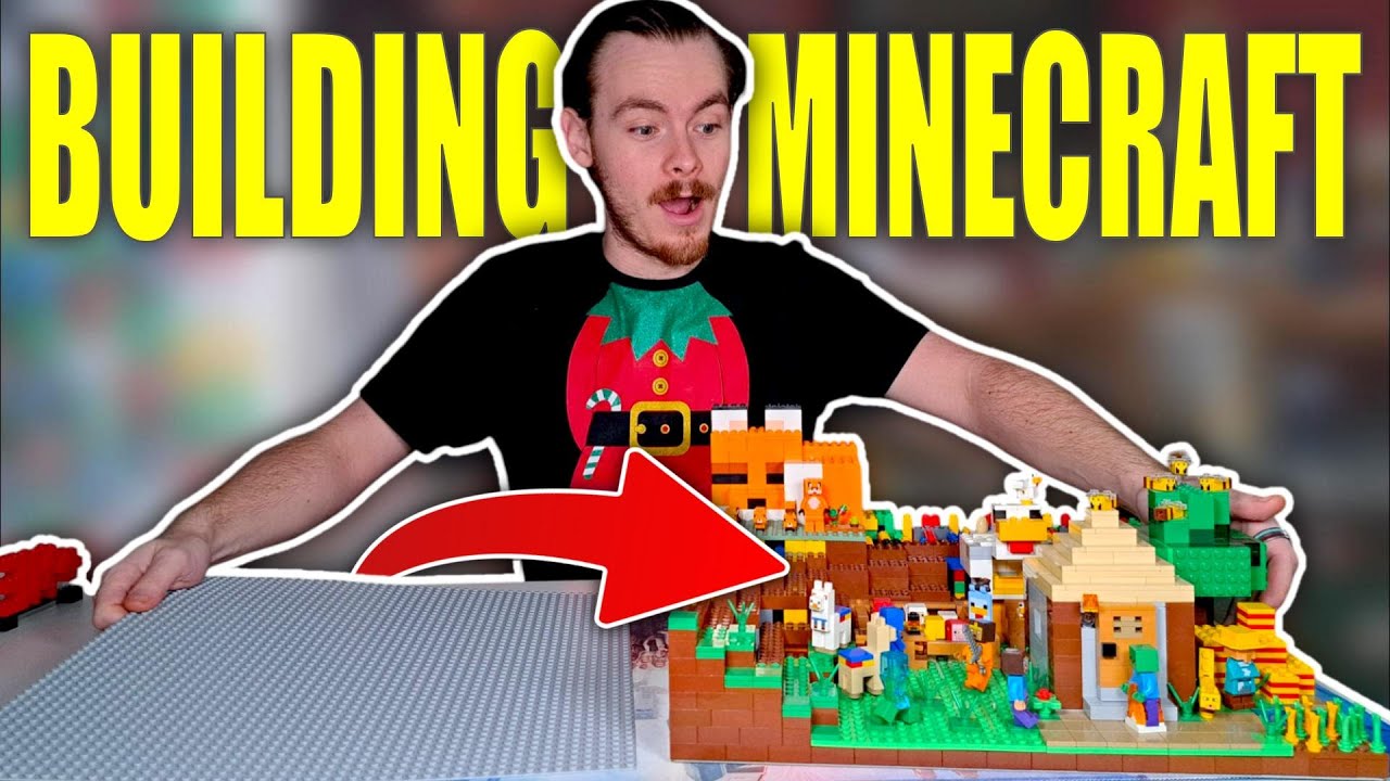 Building Our Minecraft World in LEGO (Massive Update!) - YouTube