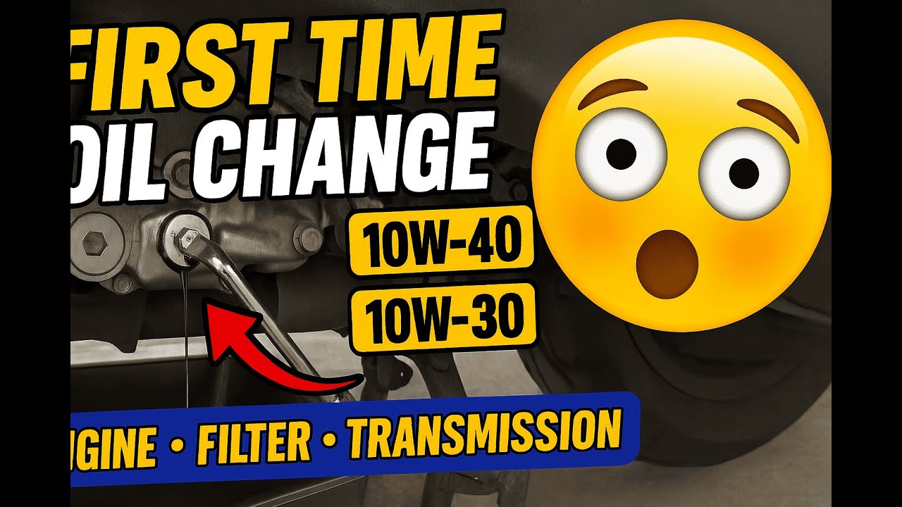🔧 First Time Changing My Motorcycle’s Engine Oil, Oil Filter ...