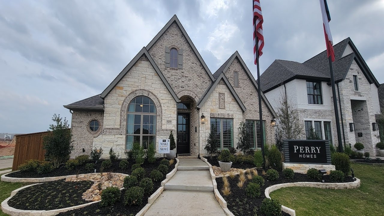 Perry Homes Model Home Tour | 4 BD 3.5 BA 3 Car Garages| 2493+ SQFT ...