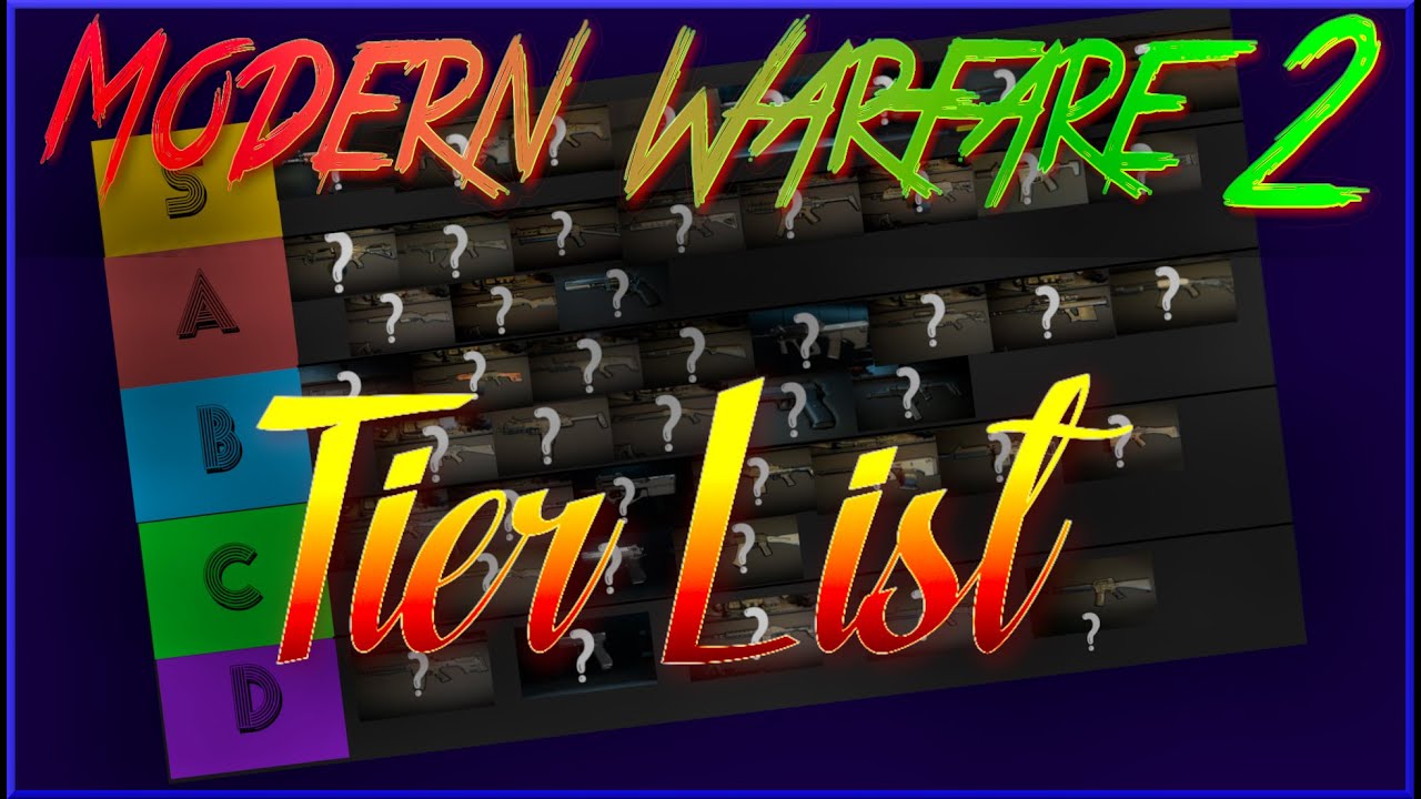 MW2 Weapons Tier List + Showcase | Best Guns - YouTube