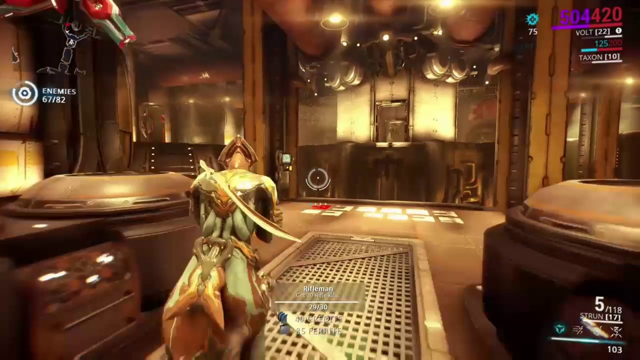 Warframe gameplay #23 - Side mission: "Exterminate" on Pantheon - YouTube
