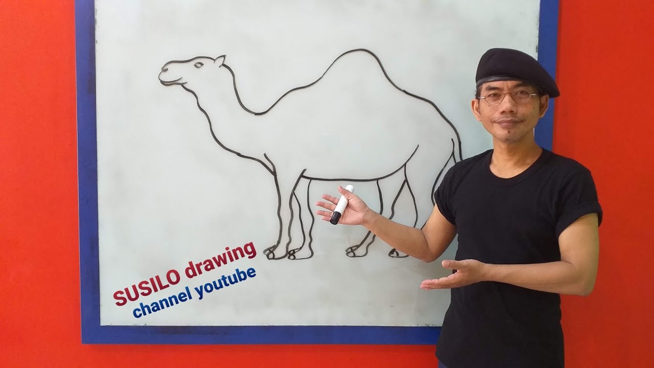 Tutorial Menggambar UNTA Buat Pemula || Easy drawing CAMEL for ...
