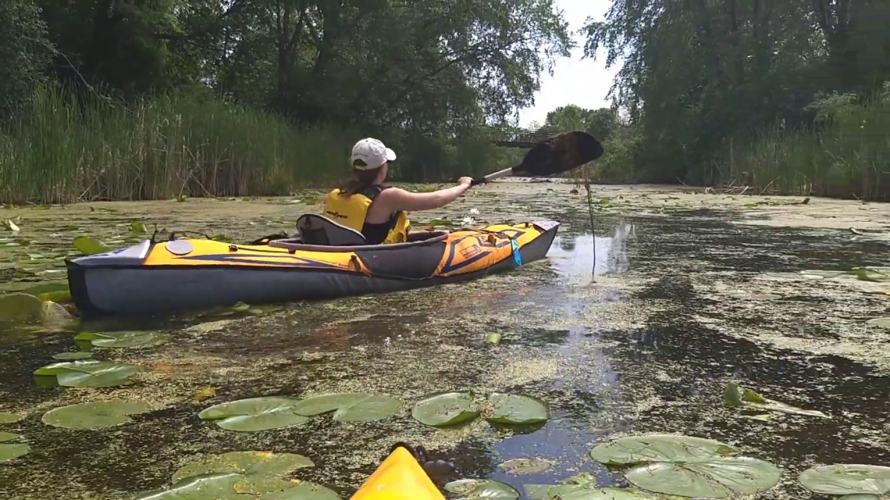 Kayaking in French Regional Park - YouTube