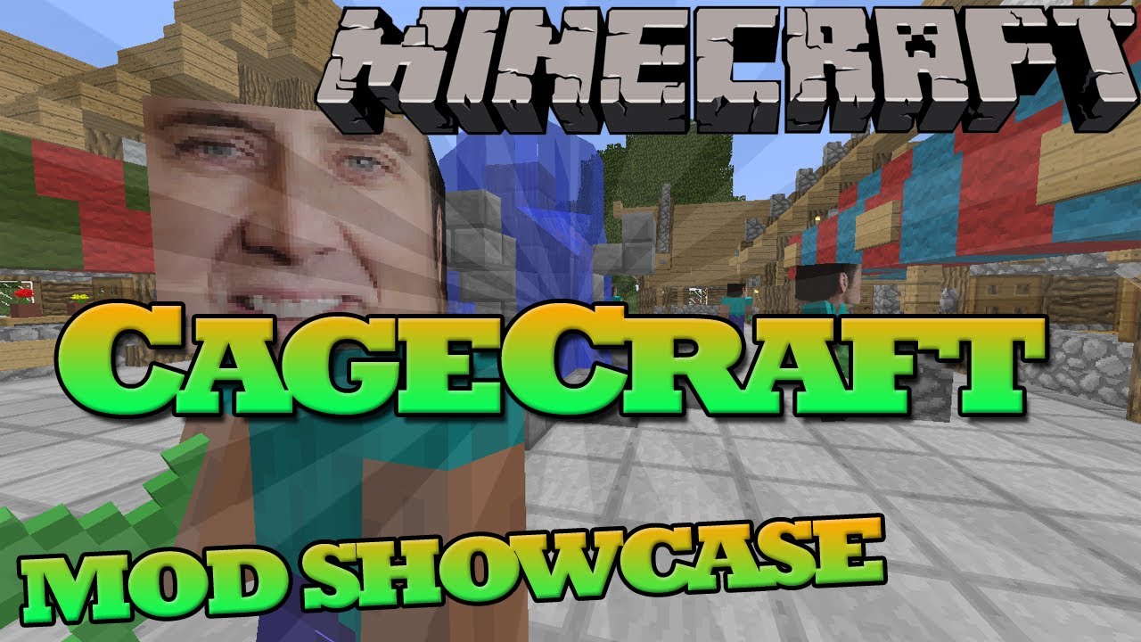 Minecraft Mod Showcase: Cage Craft (Nicolas Cage Mod!) - YouTube