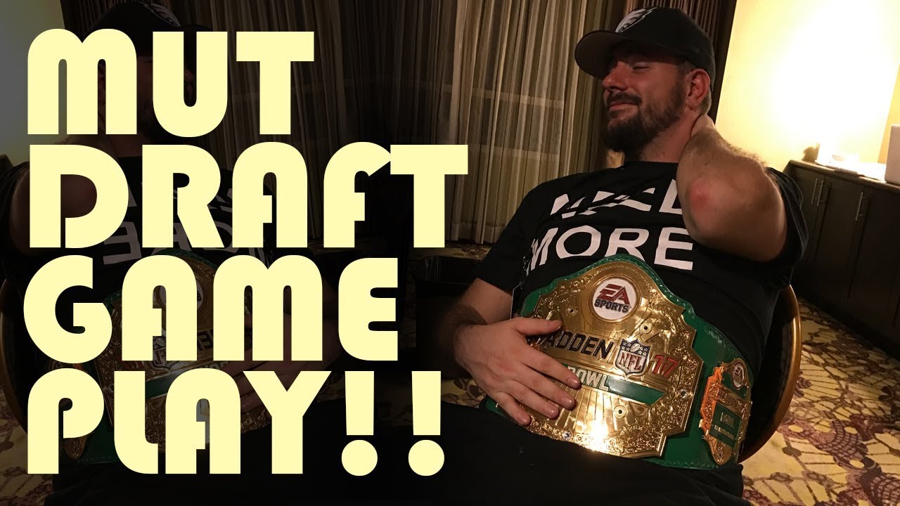 Madden 19 - MUT DRAFT GAMEPLAY - YouTube