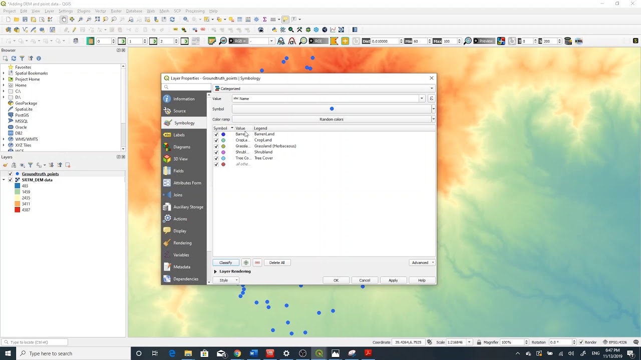 Symbology in detail for Point and Raster data in QGIS - YouTube