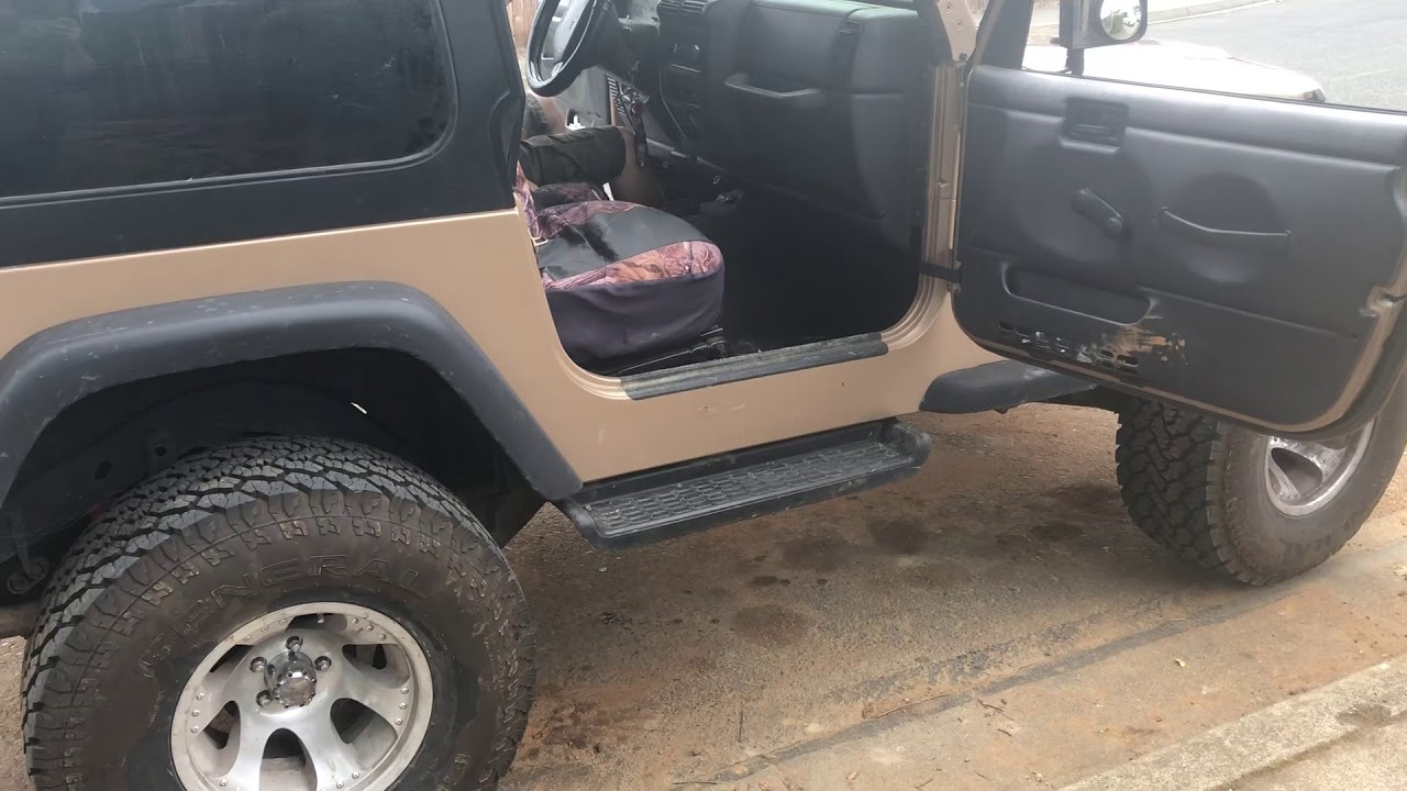 Straight pipe Jeep Tj 4.0 I6 - YouTube