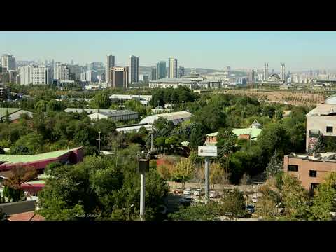 ANKARA BAŞKENT ÖĞRETMENEVİ'NDEN PANORAMİK  MANZARA { 4K }