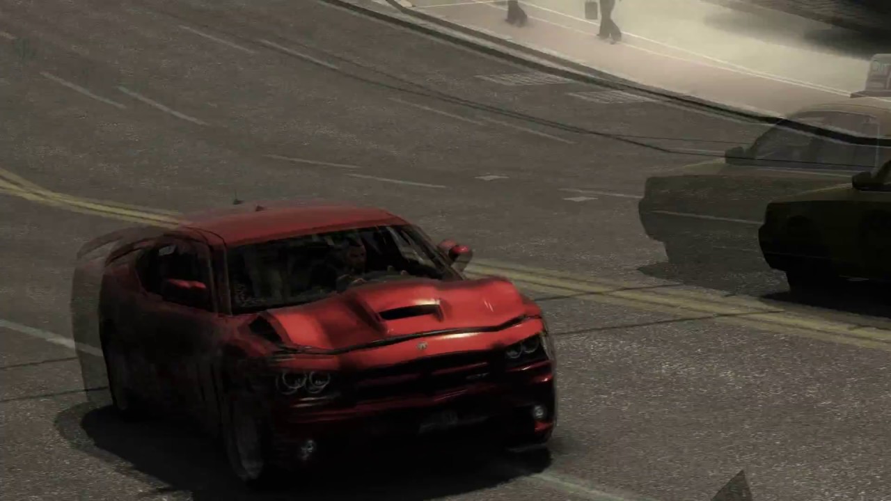 Driver police chase Charger - YouTube