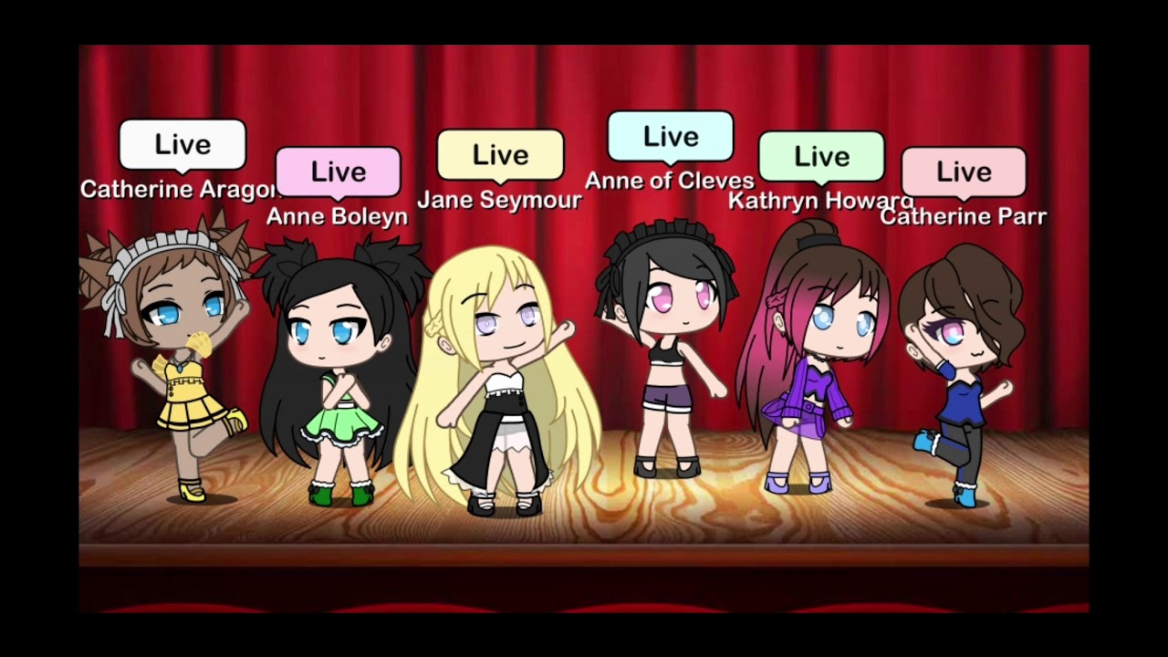 Ex-Wives from six the musical - gacha life - YouTube