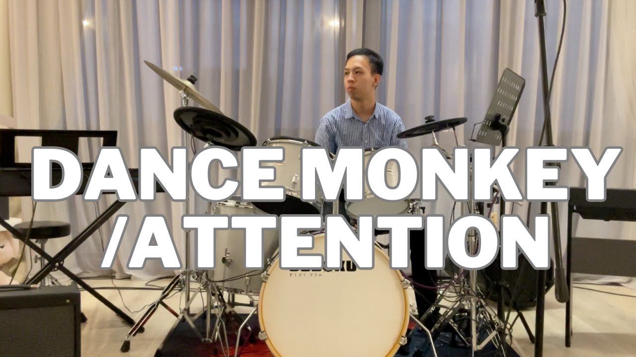 Dance Monkey/Attention | Drum Cover | Moses & Johan - YouTube