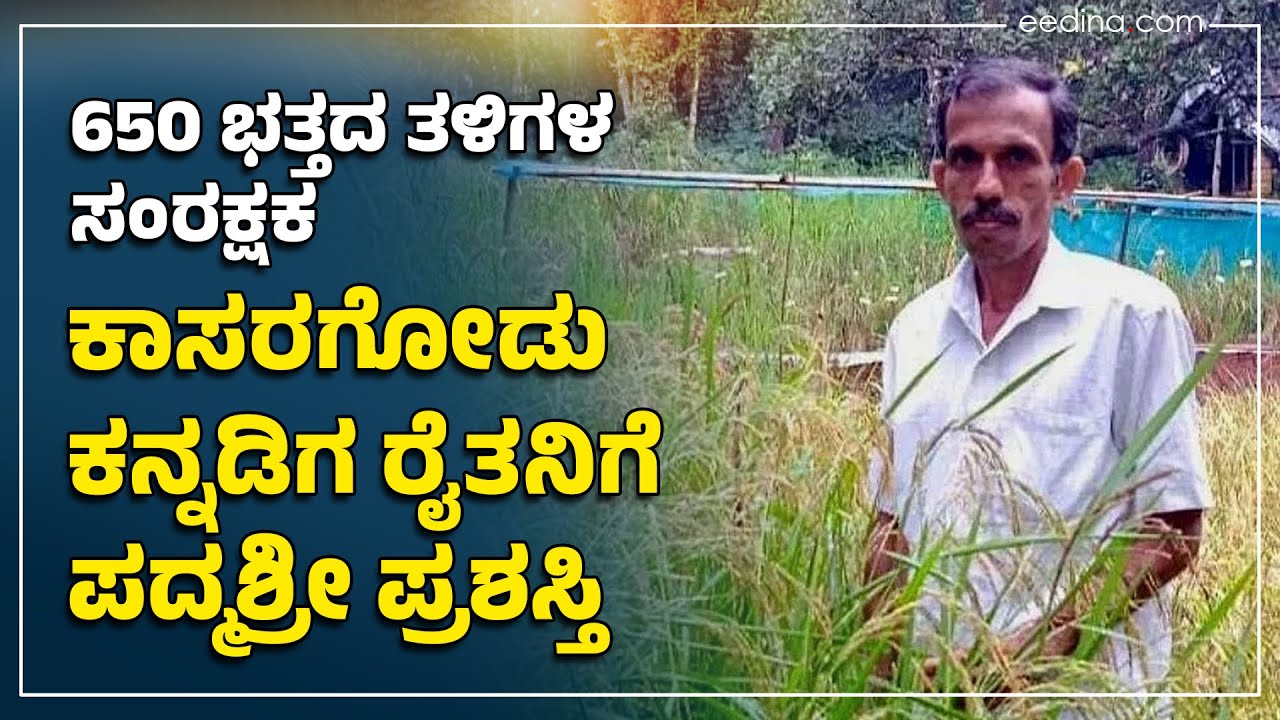 650 ಭತ್ತದ ತಳಿಗಳ ಸಂರಕ್ಷಕ; ಕಾಸರಗೋಡು ಕನ್ನಡಿಗ ರೈತನಿಗೆ ಪದ್ಮಶ್ರೀ ಪ್ರಶಸ್ತಿ ...