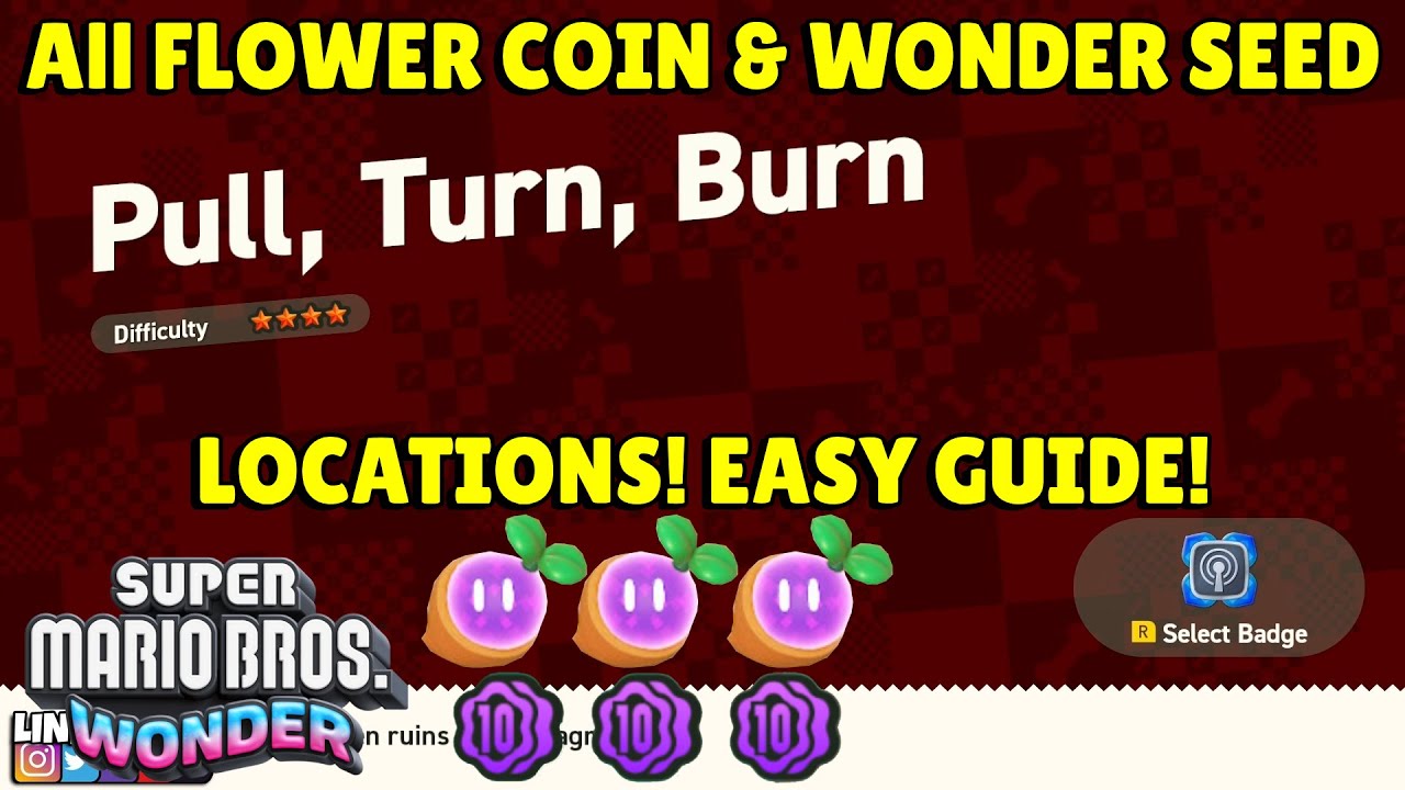 Mario Wonder | Pull Turn Burn Guide | Deep Magma Bog - YouTube