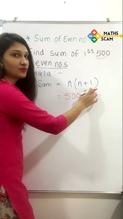 Sum of n Even numbers - YouTube