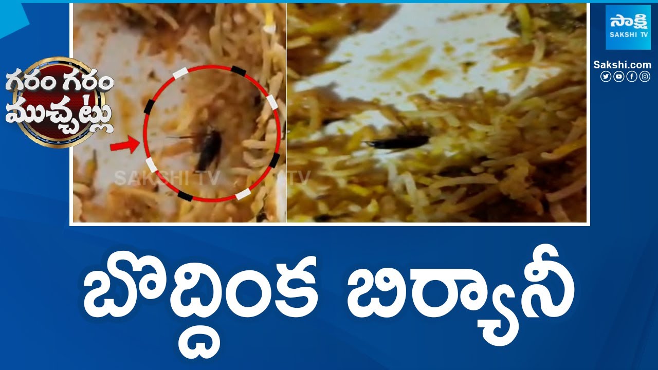 Cockroach Found in Biryani at Famous Hyderabad Hotel | Garam Garam ...