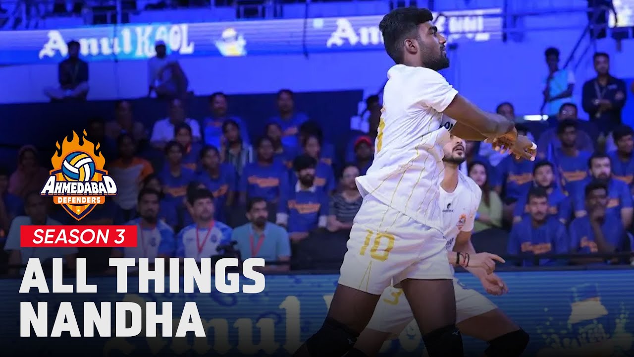 Player Compilation | Nandha | Prime Volleyball League Season 3 - YouTube