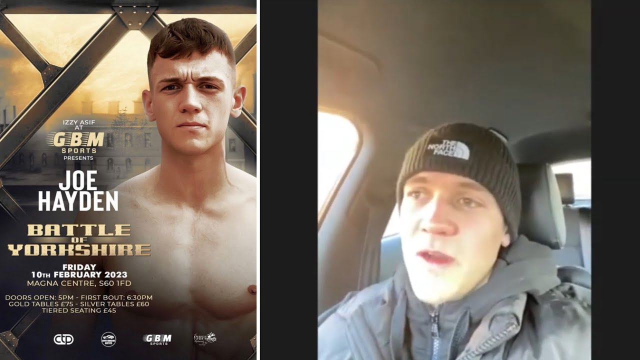 6-0 JOE HAYDEN TALKS FIGHT TOMORROW, RING WALK TIME, PREDICTION FOR ...