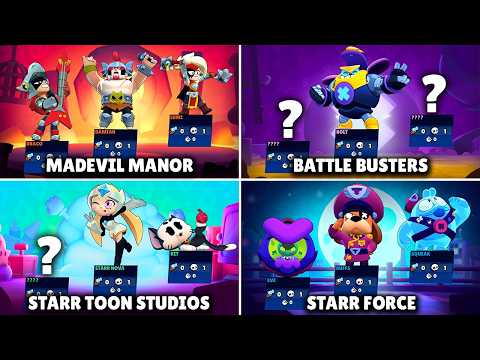 All 40 Trios Losing & Winning Animations | Bolt, Starr Nova in Brawl Stars