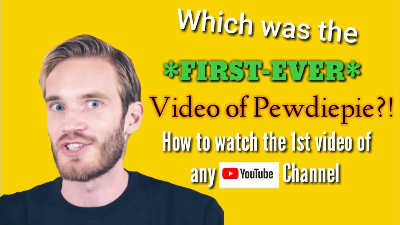 How to watch the *1st* video of any YT Channel|| Which was the first ...