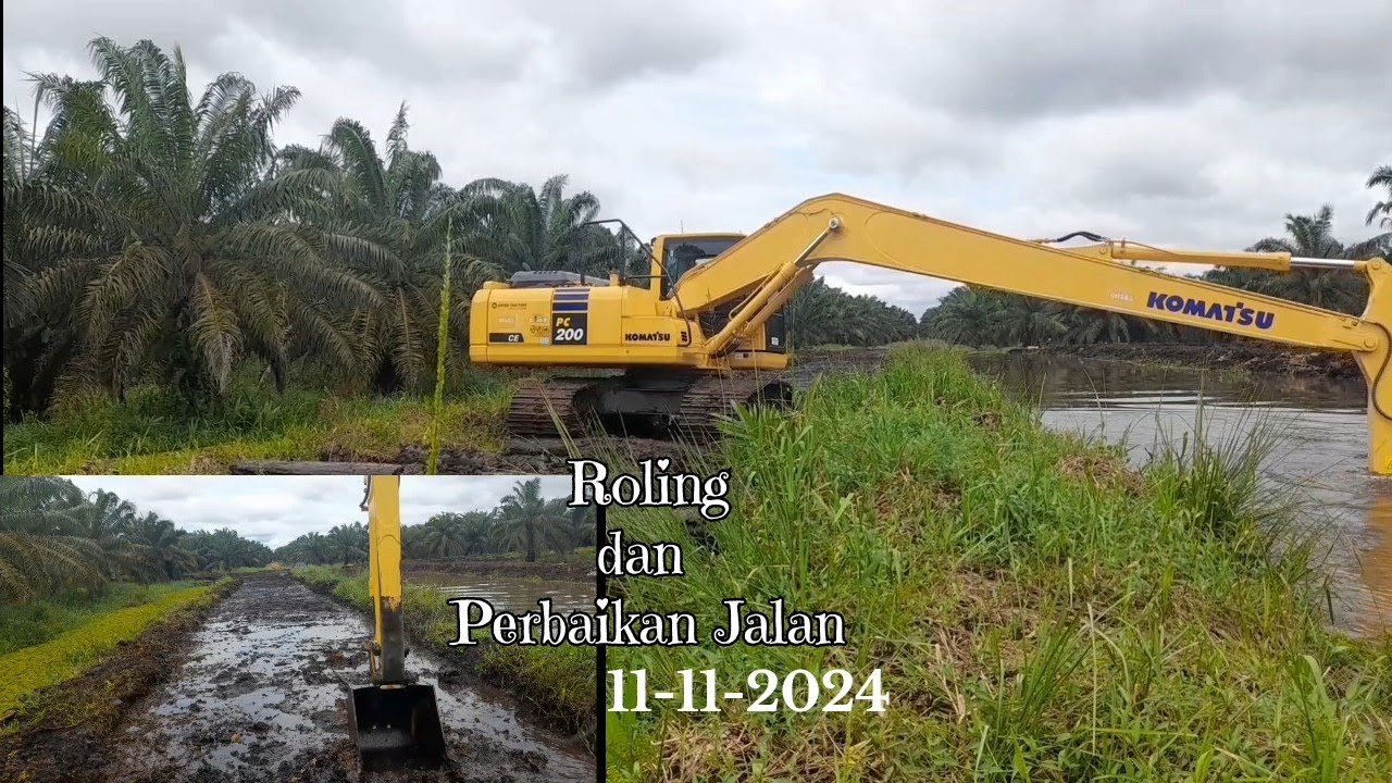 Roling Di Tanah Gambut Pakai Mating mating 11-11-2024@yusro_kalteng ...
