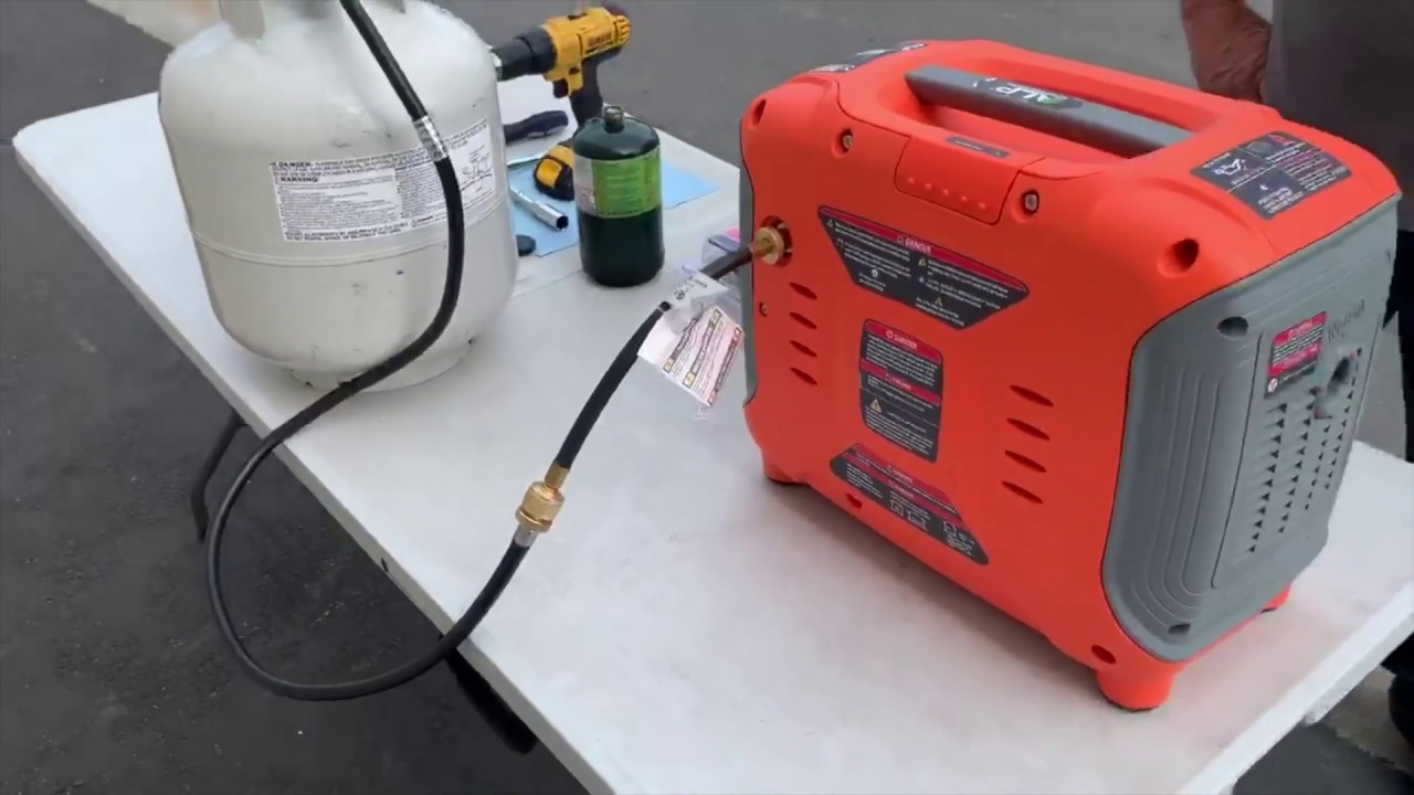 How To Connect a 20 Lb Tank To Your ALP Generator - YouTube