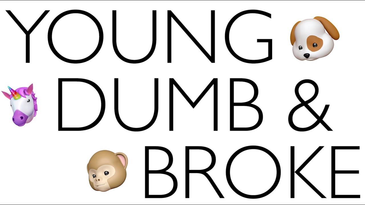 Young Dumb & Broke by Khalid @TheGreatKhalid | iPhone X ANIMOJI COVER ...