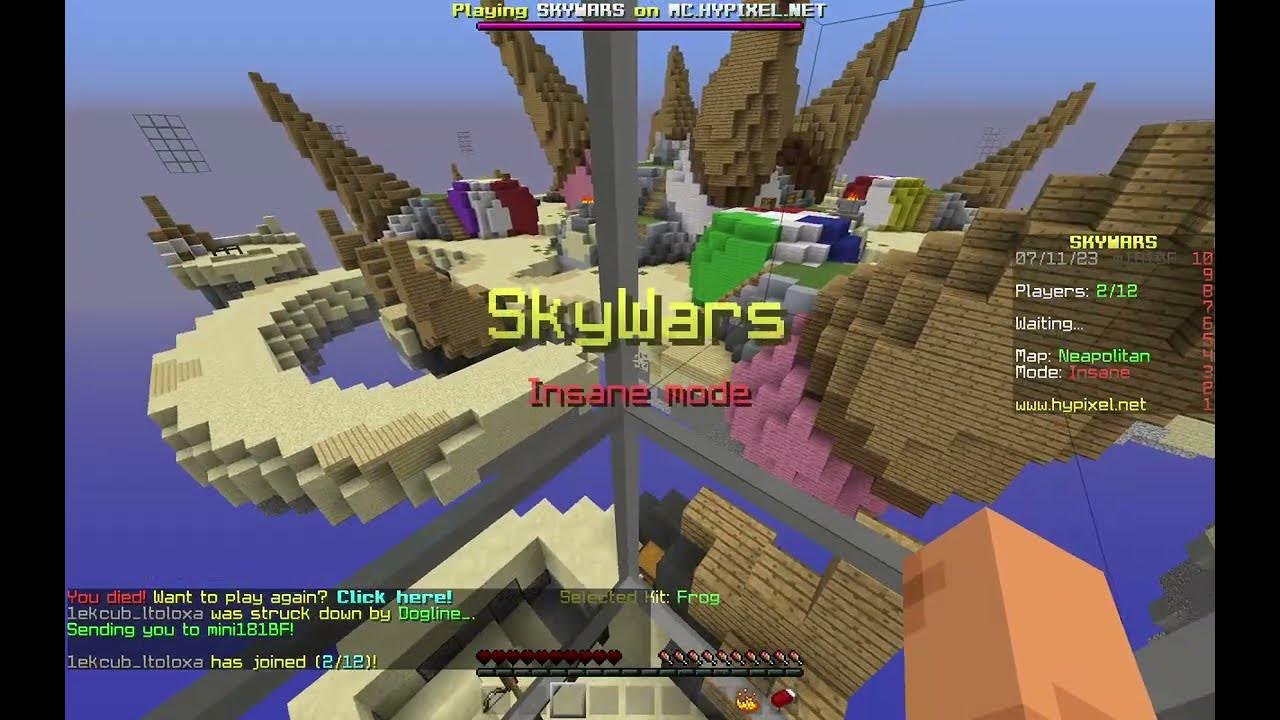 Playing Hypixel on Minecraft 1.8.9! - YouTube